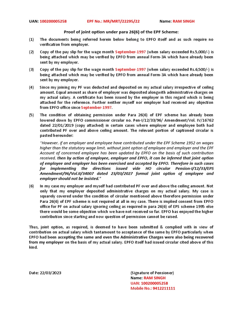 Declaration (26-6) | PDF | Labor | Economies