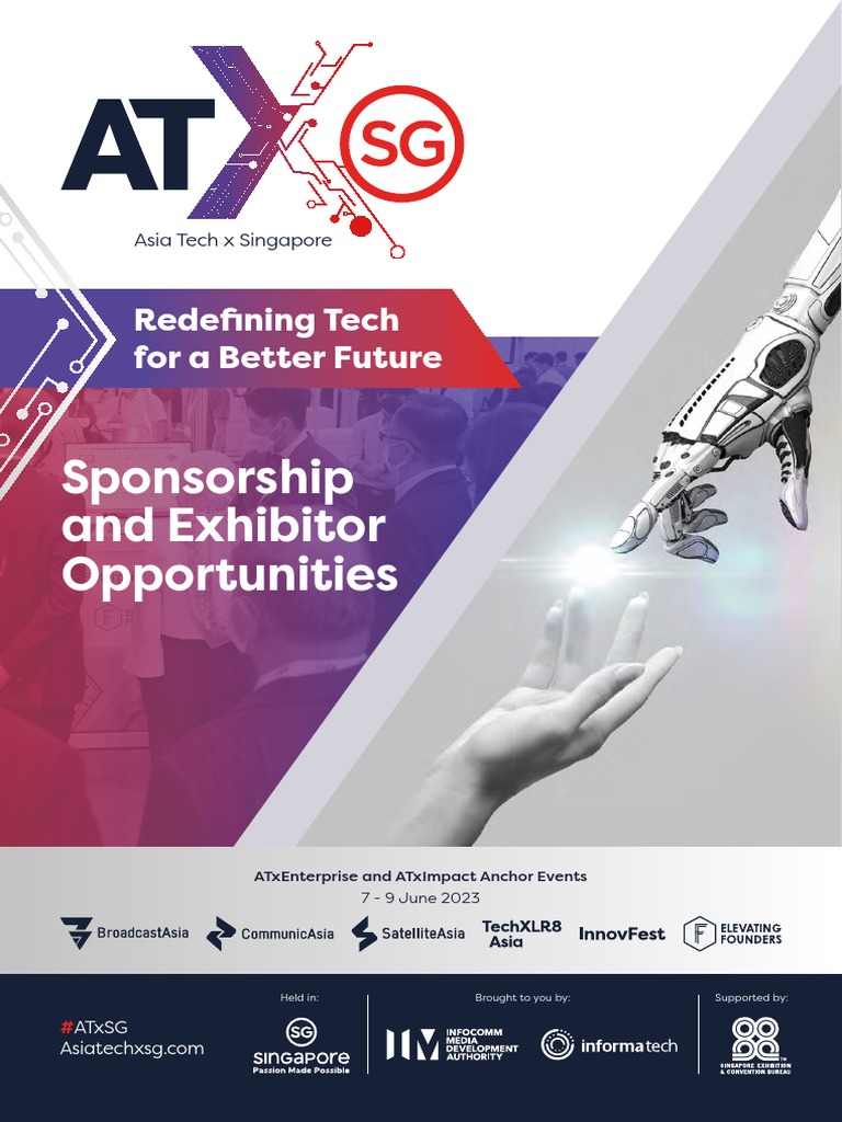 Sponsorship and Exhibitor Opportunities: Redefining Tech For A Better ...