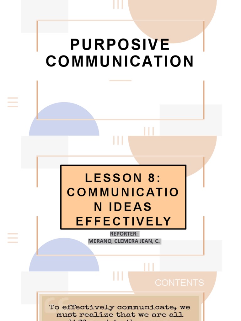 Communicating Ideas Effectively | PDF | Blog | Infographics