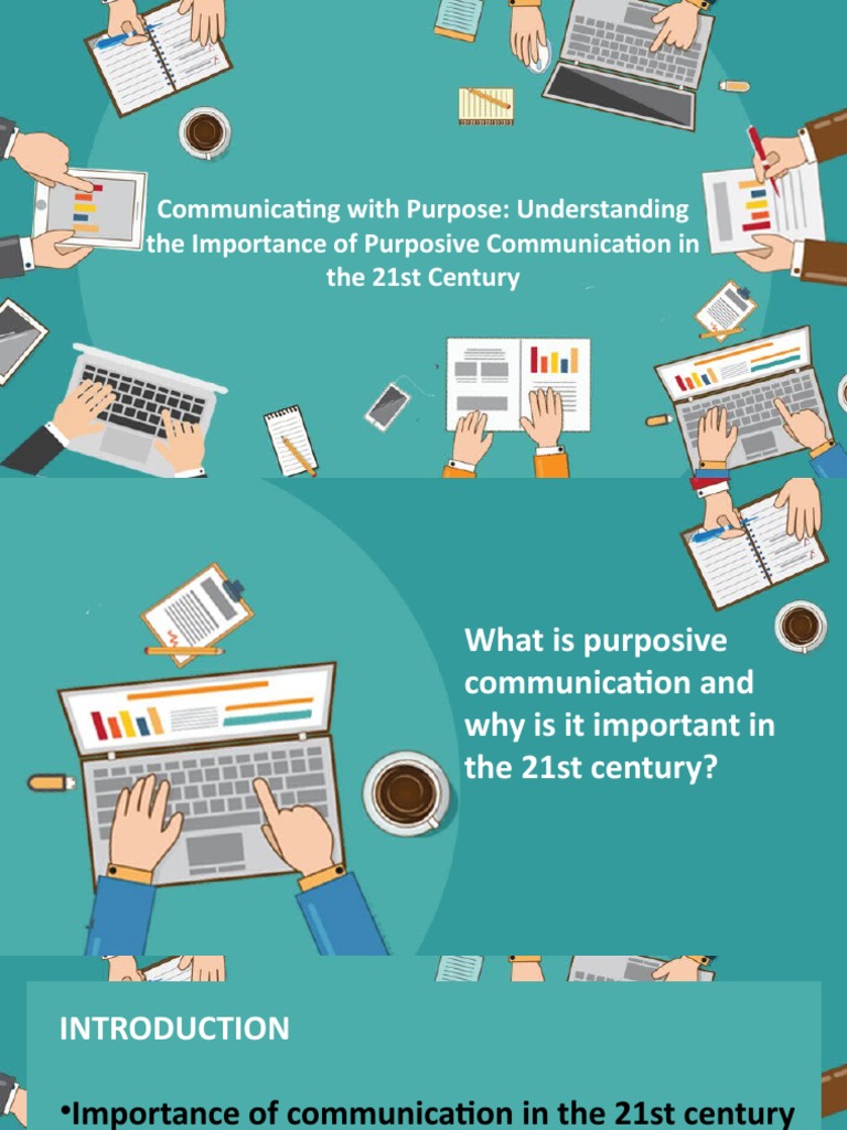 Purposeful Communication in the 21st Century | PDF | Communication | Idea
