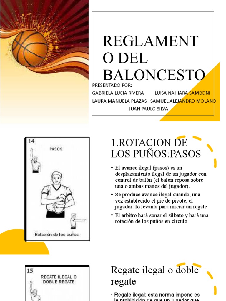 Reglas Esenciales del Baloncesto | PDF | Pelota | Deportes