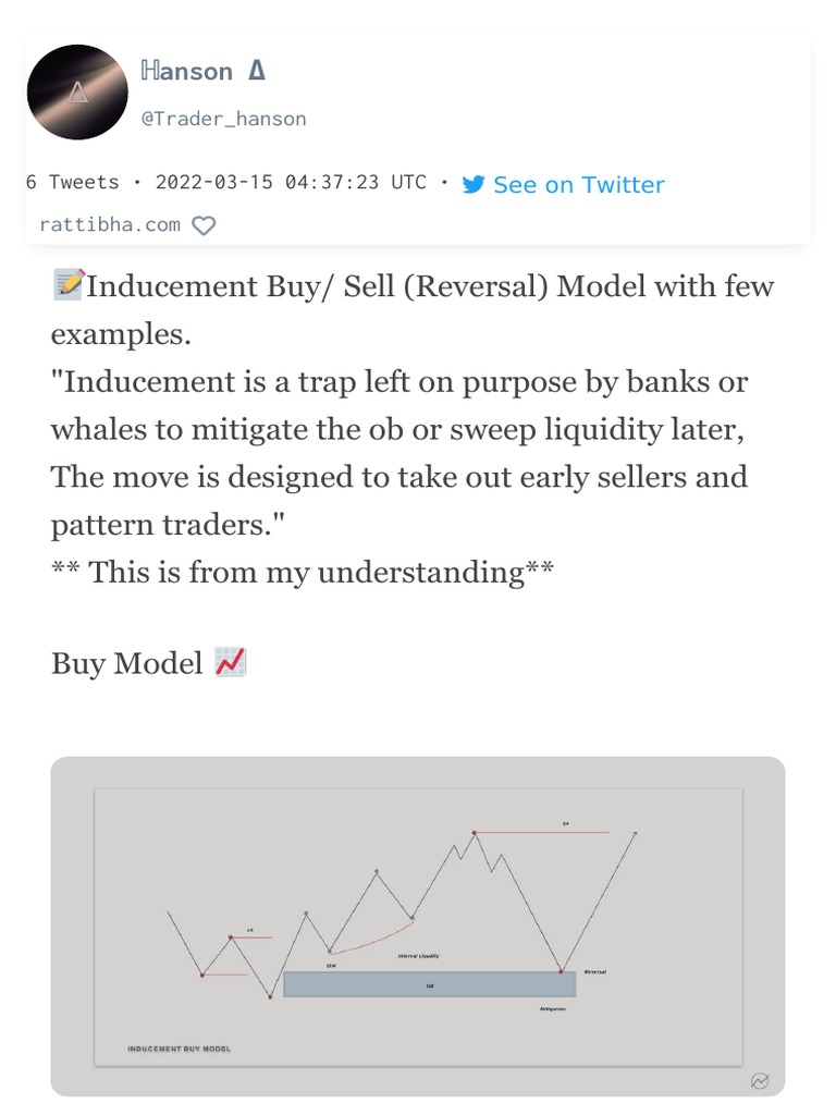Trading Inducement Models Explained | PDF