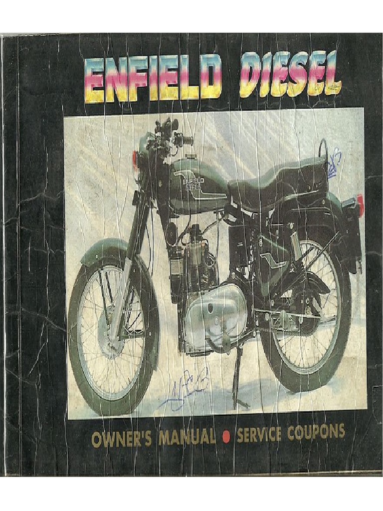 Enfield Taurus Diesel-Owners Manual | PDF