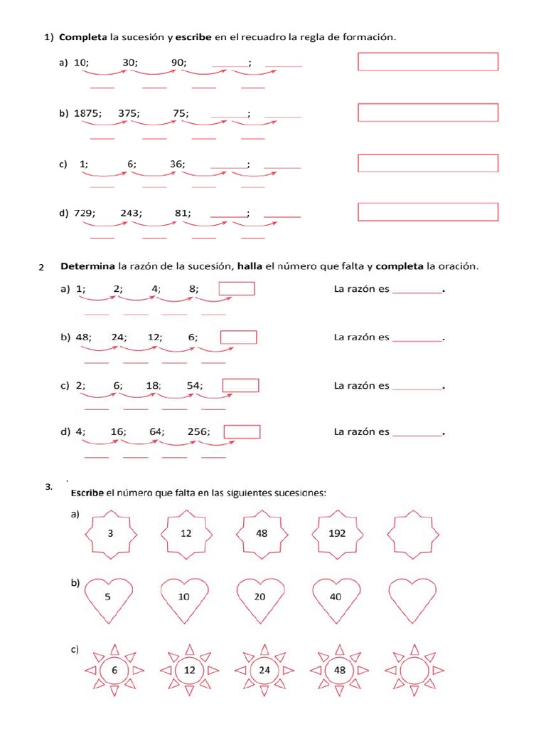 Patrones Numéricos | PDF