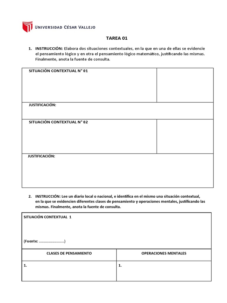 Tarea 01 | PDF | Internet | Pensamiento
