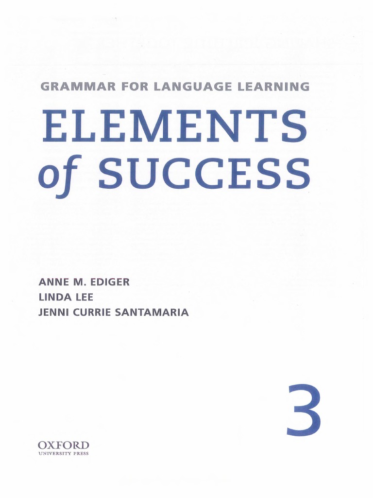 Elements: of Success | PDF | Adverb | Adjective