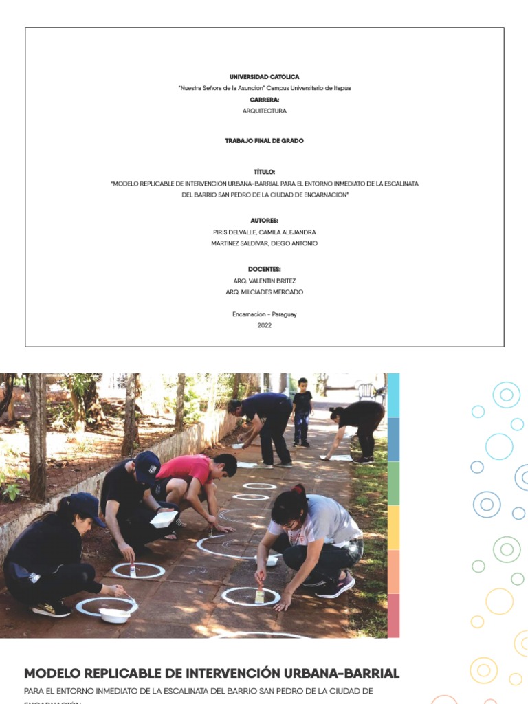 Modelo Replicable de Intervención Urbana-Barrial para El Entorno ...