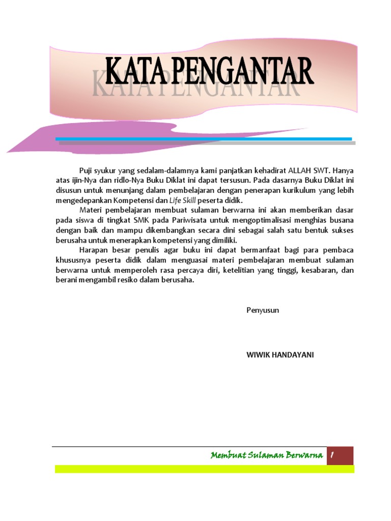 Panduan Membuat Sulaman Berwarna | PDF | Gaya Hidup