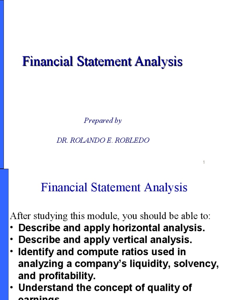 Fs Analysis Pdf Working Capital Revenue