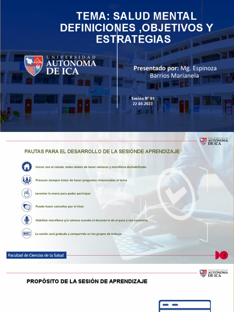 Salud Mental Definicion y Objetivo | Descargar gratis PDF | Salud ...