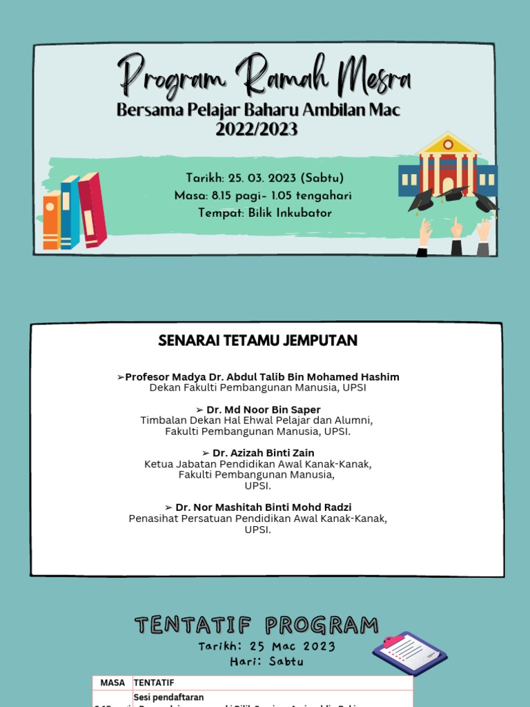 Skop Tugas Program Ramah Mesra | PDF