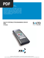 Portable Programming Device by Salto: RW PPD | PDF | Electrical ...