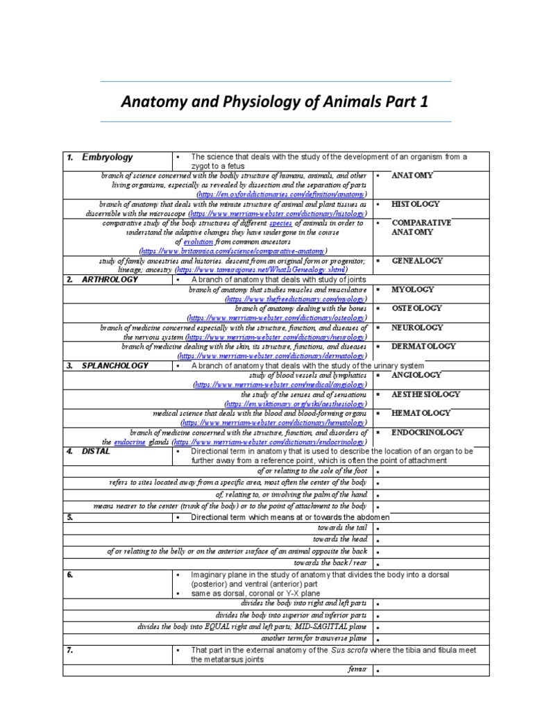 Anatomy and Physiology of Animals Part 1: Embryology | PDF | Heart ...