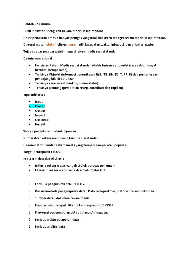 Contoh Poli Umum | PDF
