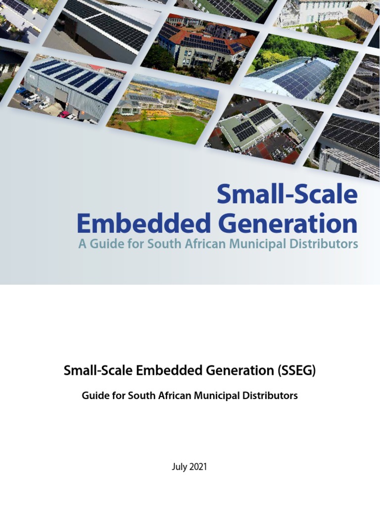 Small-Scale Embedded Generation: A Guide For South African Municipal ...