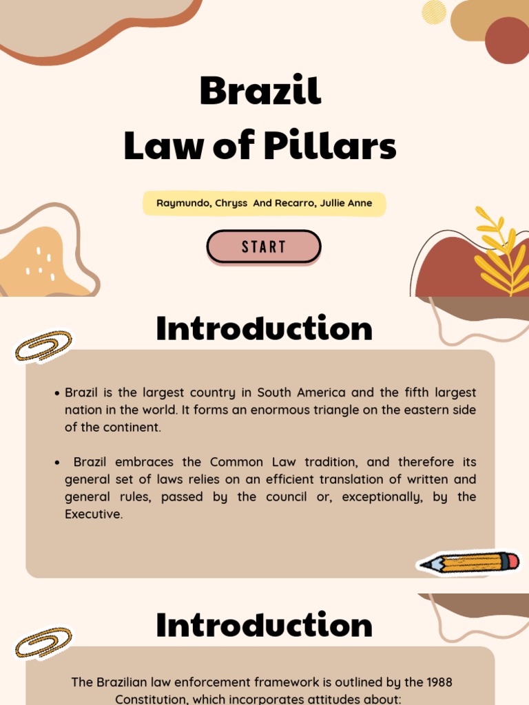 Brazil Law of Pillars | PDF | Prosecutor | Police