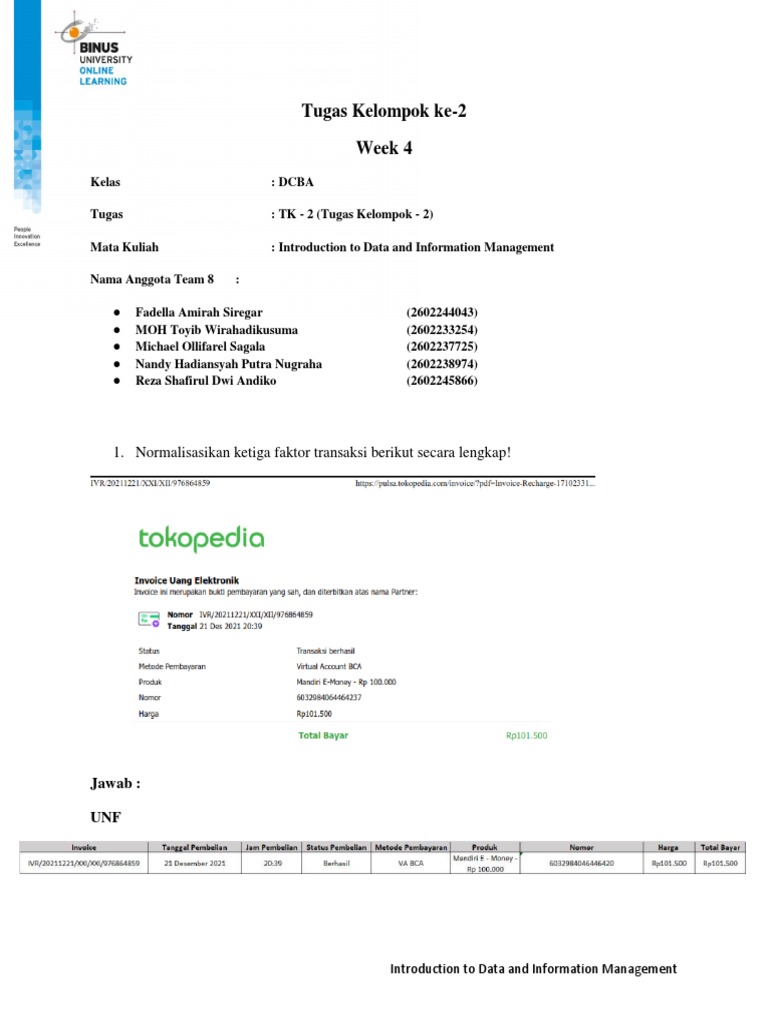 Normalisasi Data dan Hak Akses Pengguna | PDF