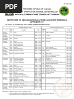 Rrsa Uce Timetable 2025 | PDF