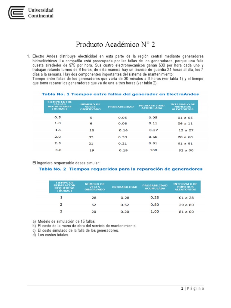 PA02 Simulacion | PDF | Simulación