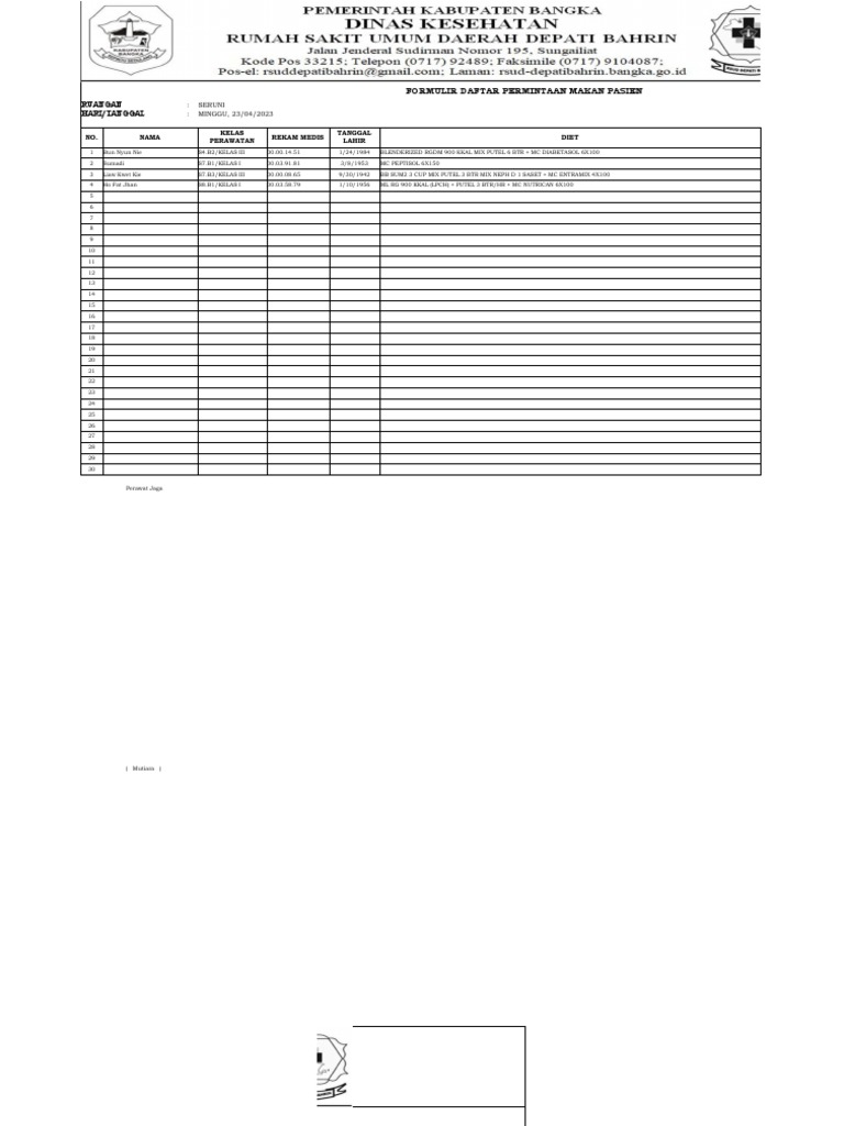DPMP Seruni Minggu (23 April 2023) | PDF