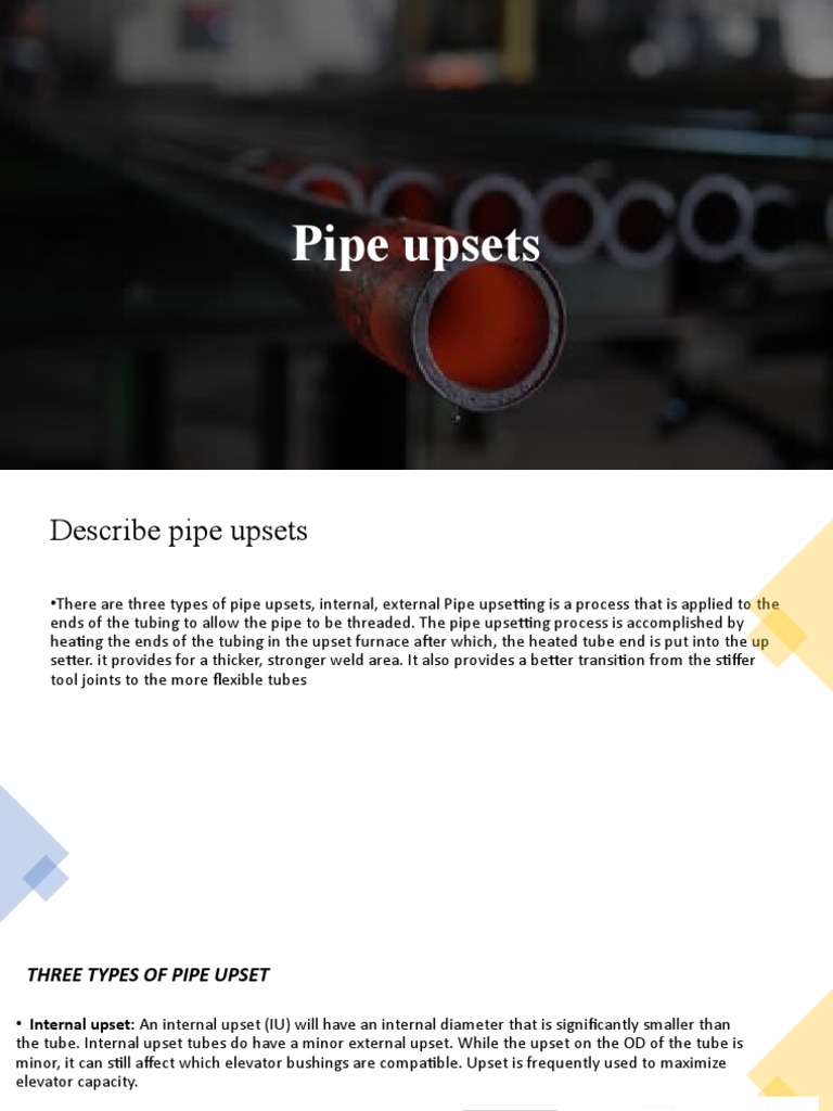 Pipe Upsets | PDF