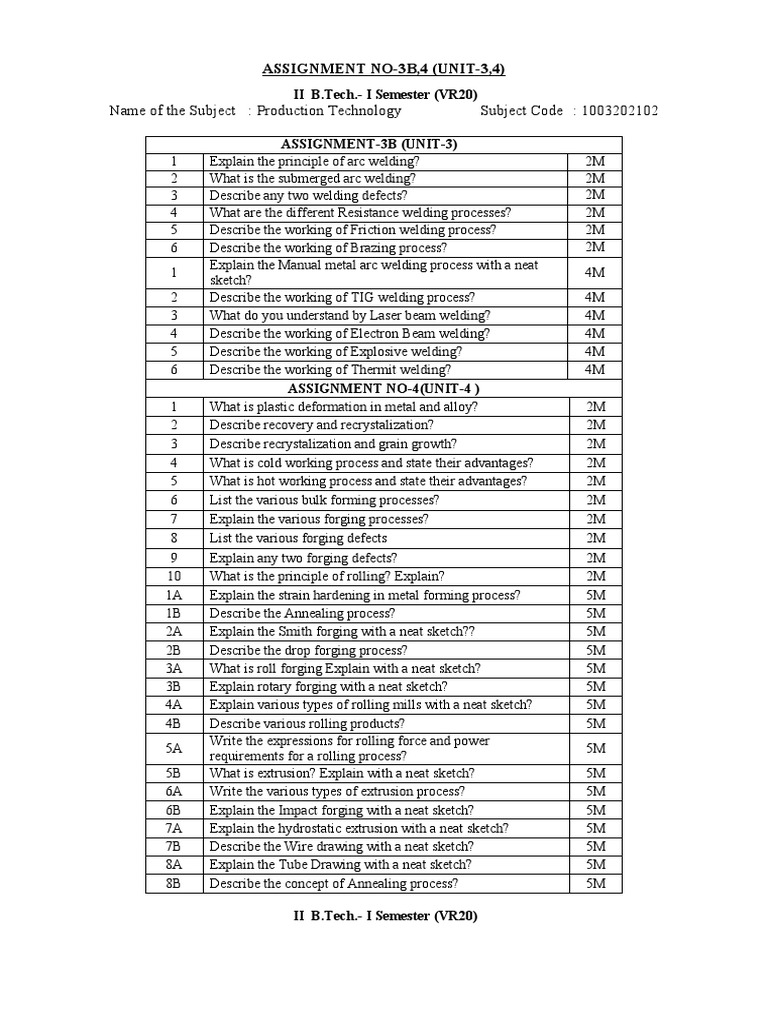 (PT) Assignment - 3B, 4 & 5 | Download Free PDF | Construction | Welding