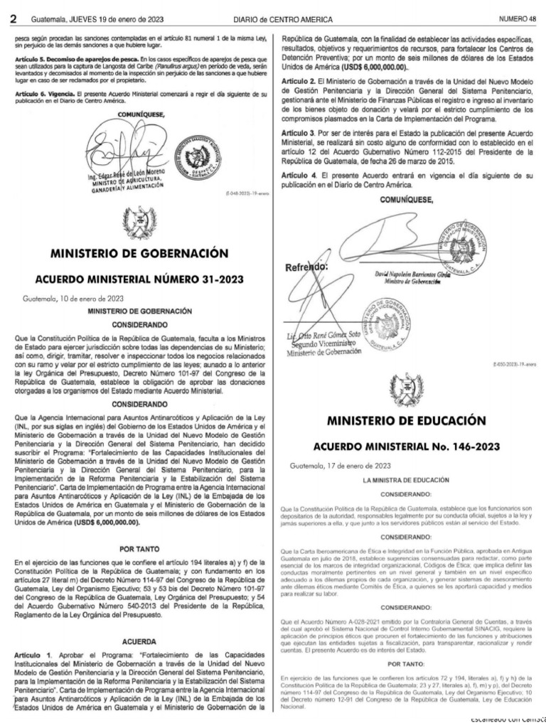 Acuerdo Ministerial 146-2023 Codigo de Etica Del MinEduc | PDF