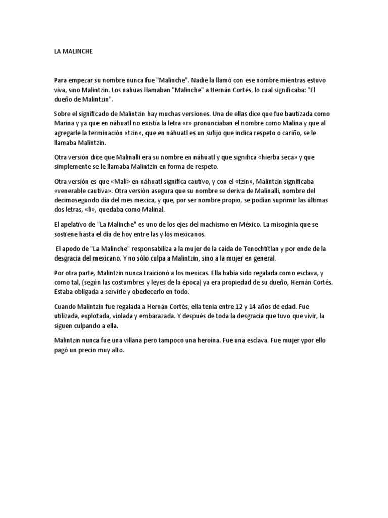 La Malinche | PDF