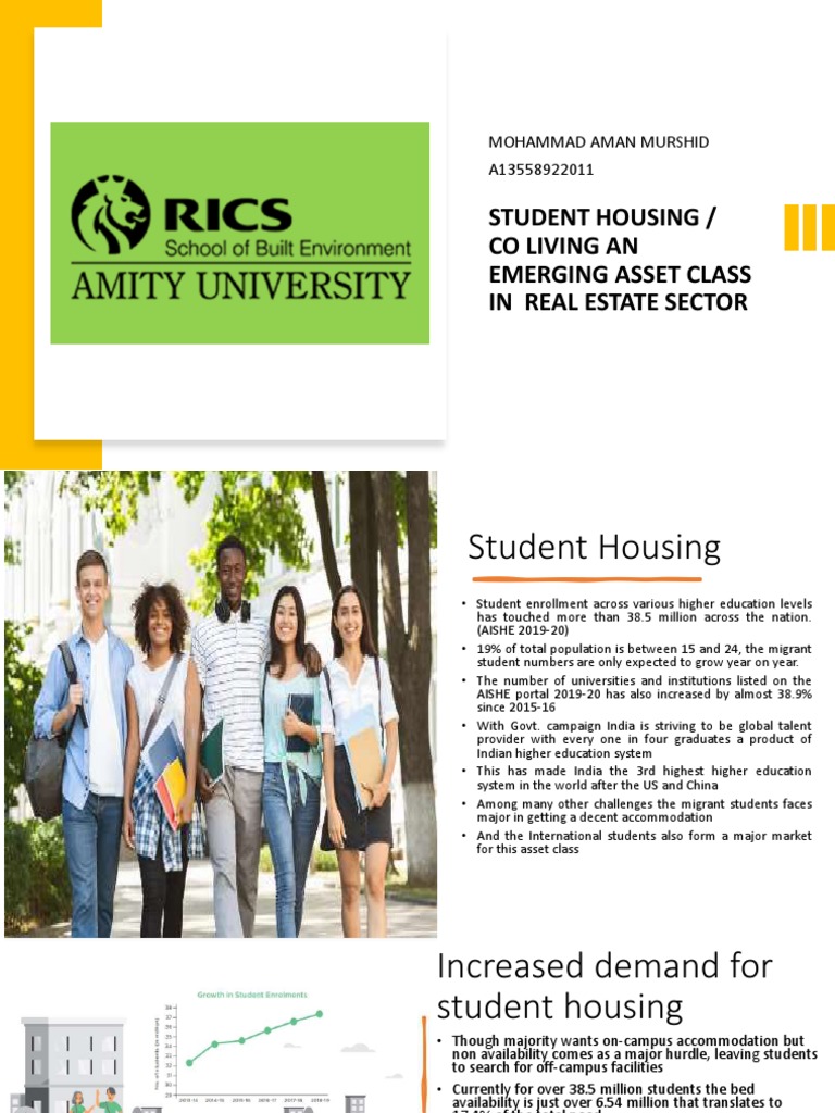 Student Housing: A Growing Asset Class | PDF | Lease | Renting