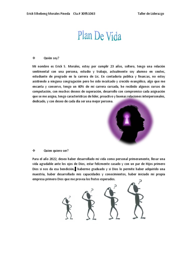 Plan de Vida | PDF