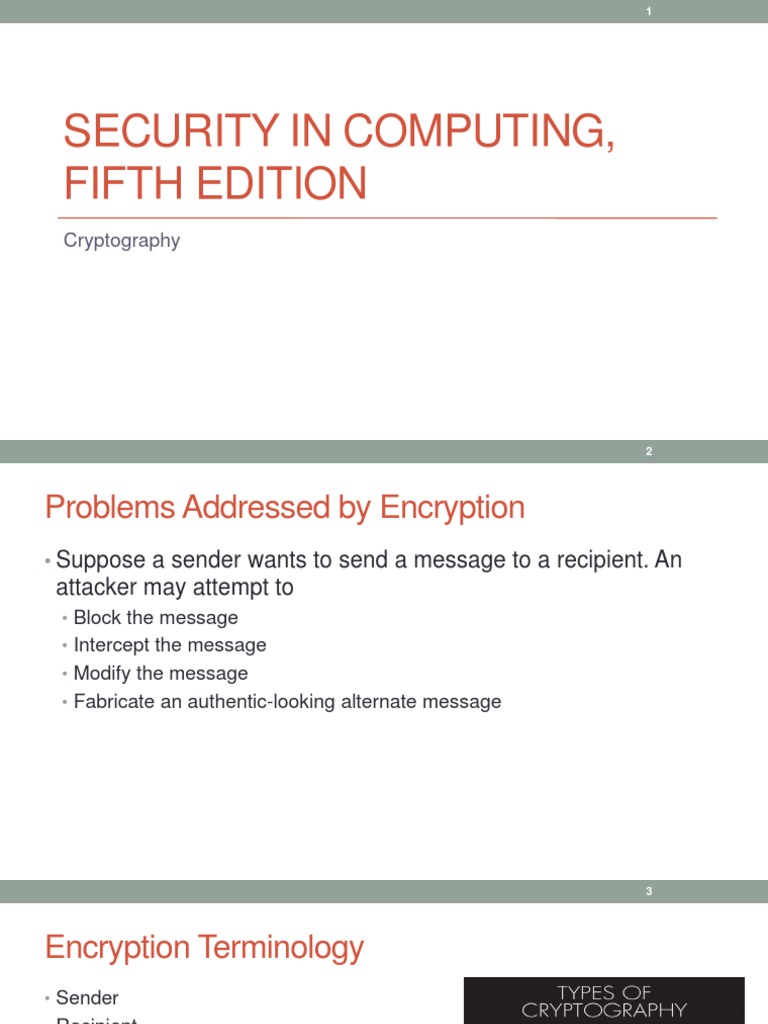 2 Cryptography | PDF | Public Key Cryptography | Cryptography