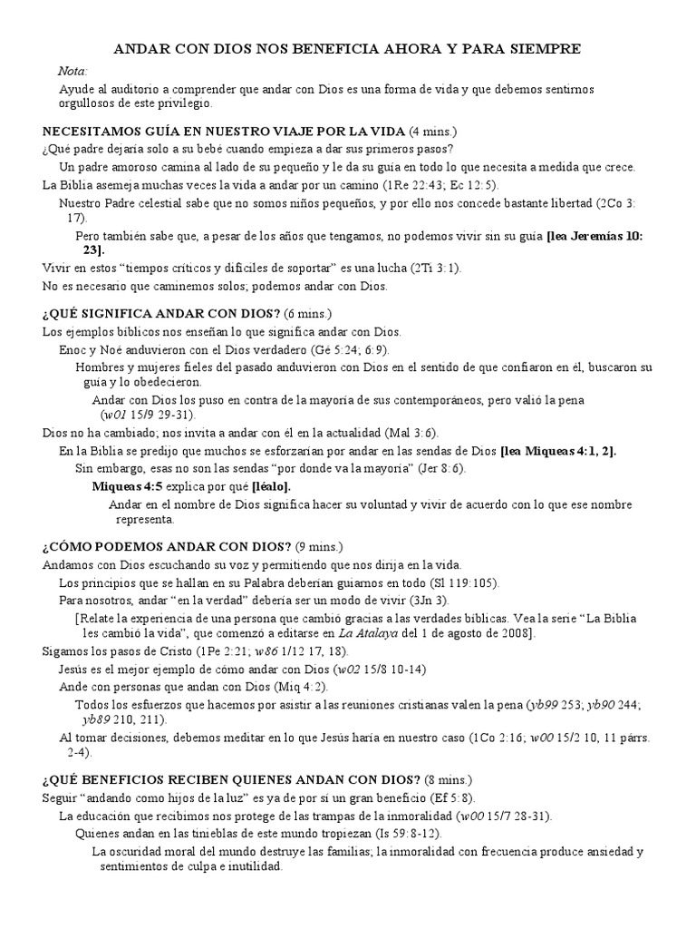 Camina con Dios: Vida y Esperanza | PDF | Concepciones de dios | Creencia religiosa y doctrina