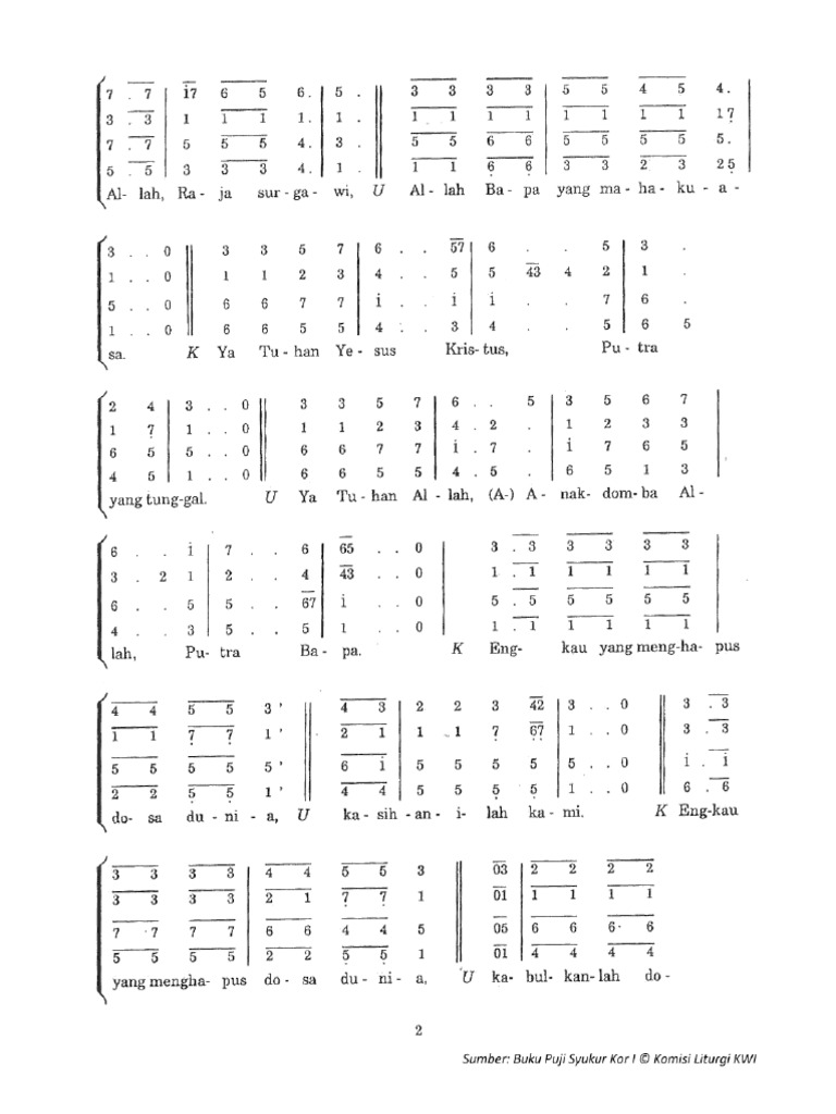 KEMULIAAN (MANADO) Hal 2 PS 356 | PDF