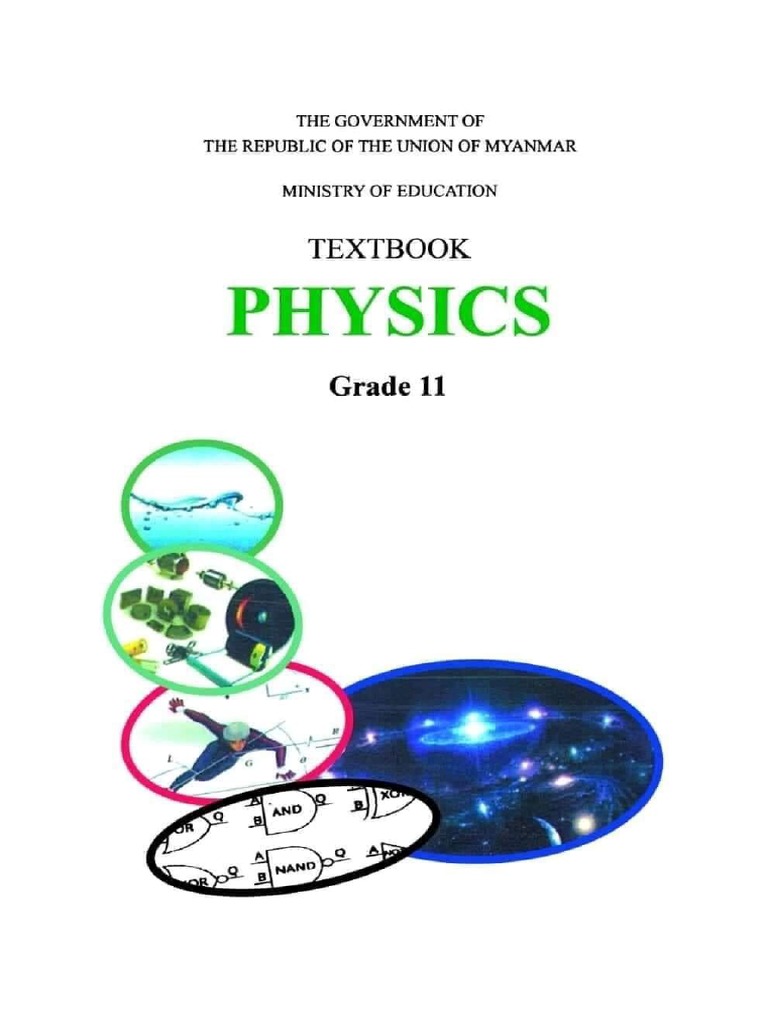 Grade (11) Physics new curriculum Textbook Myanmar(Burma) | PDF