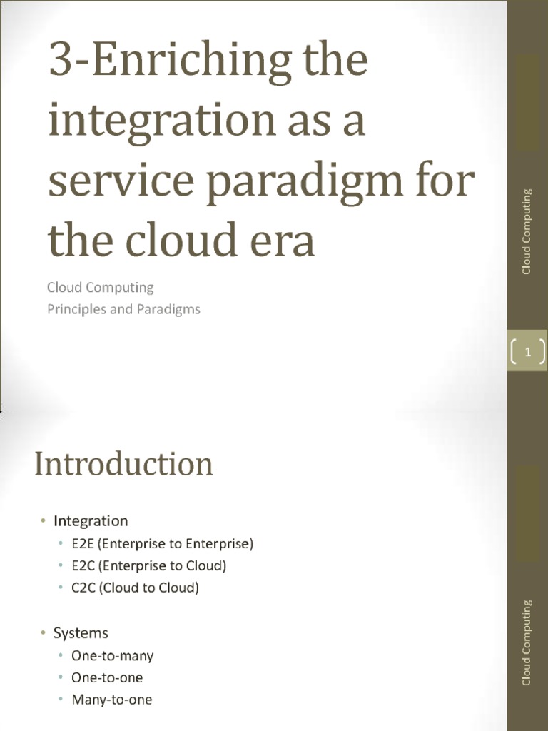 Lecture - 4 - Enriching - Integration - As - A - Service | PDF