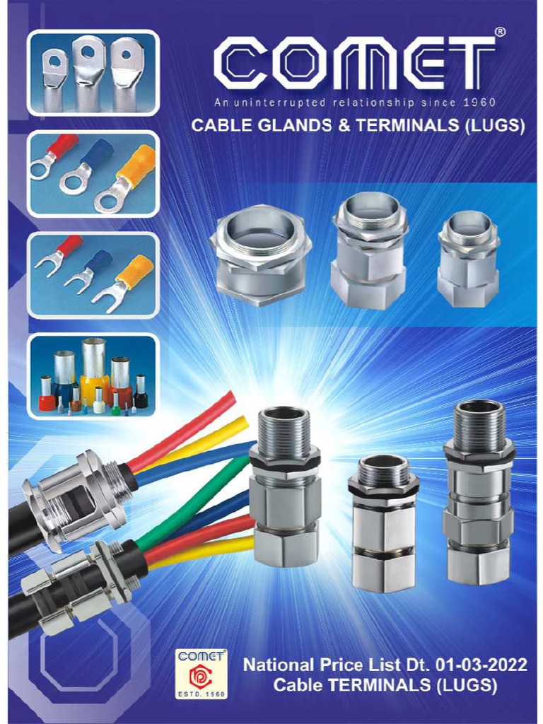 Comet Copper Terminals Price List 2022 | PDF | Electricity | Electrical ...
