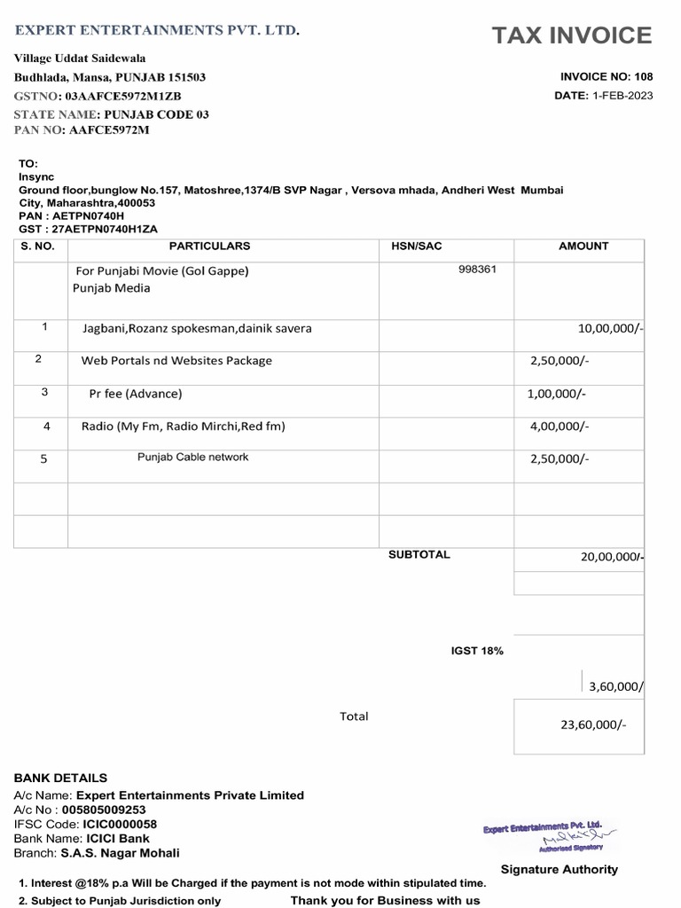 Gol Gappe Movie 108 Insync-1 | PDF