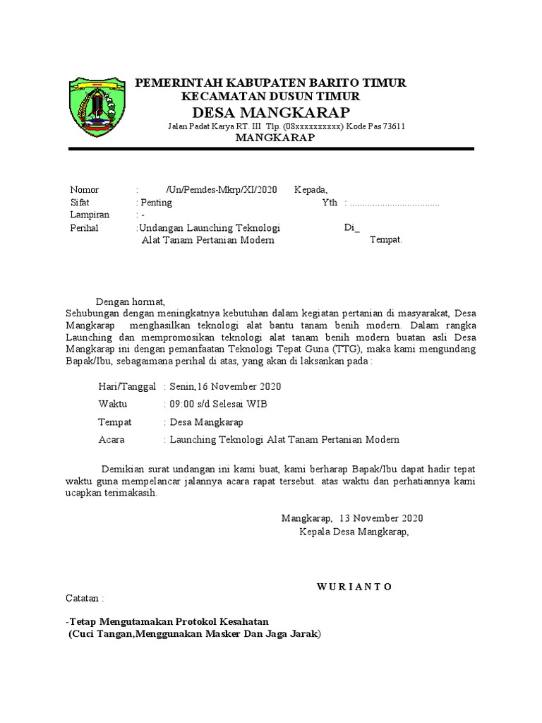 Undangan Launching | PDF