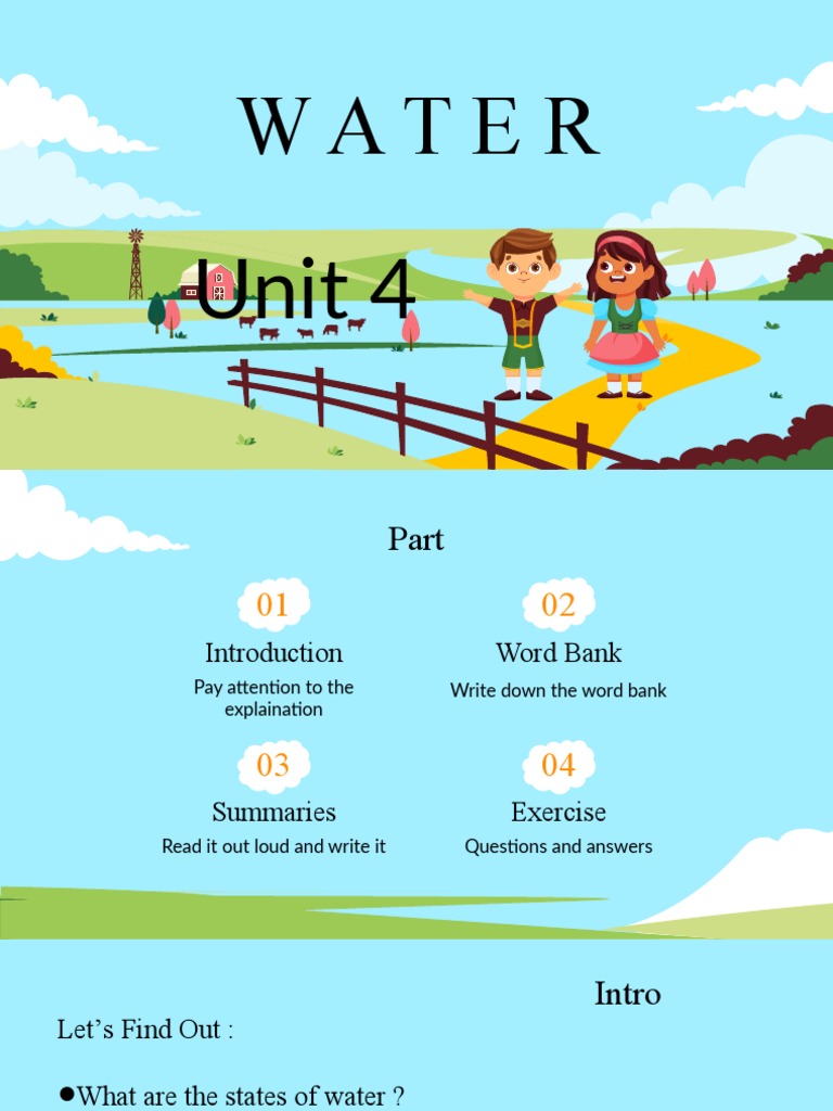 Unit4 Science | PDF | Water | Materials Unit4 Science | PDF | Water | Materials