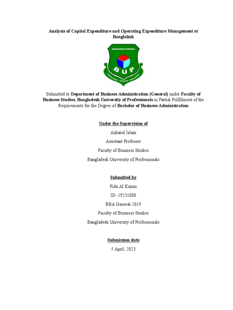 Internship Report Final | PDF