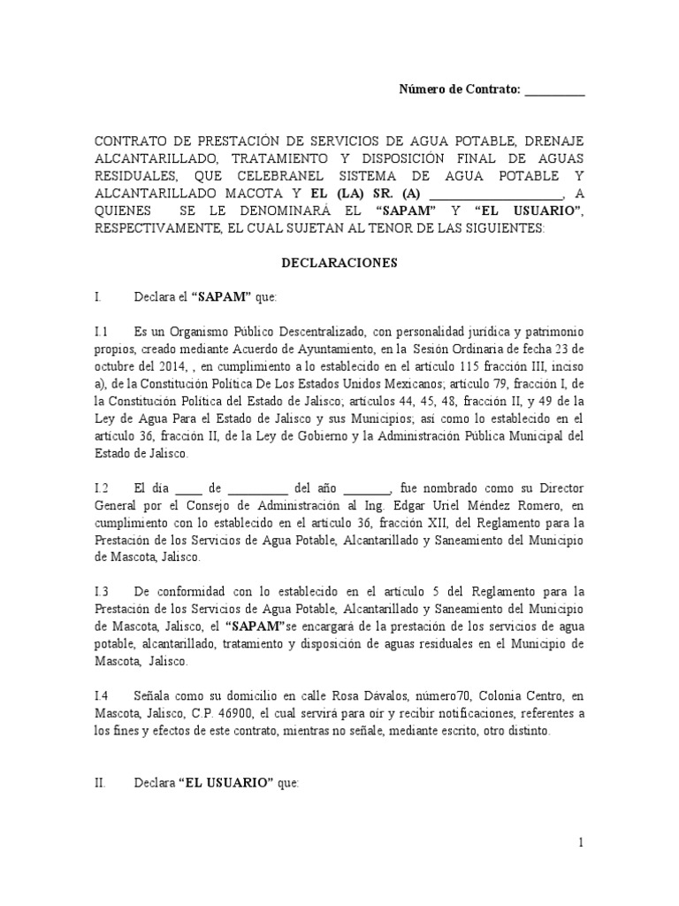 Contrato de Adhesión | PDF
