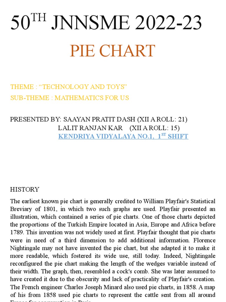 Pie Chart Math and Science Project | PDF | Pie Chart | Graphic Design