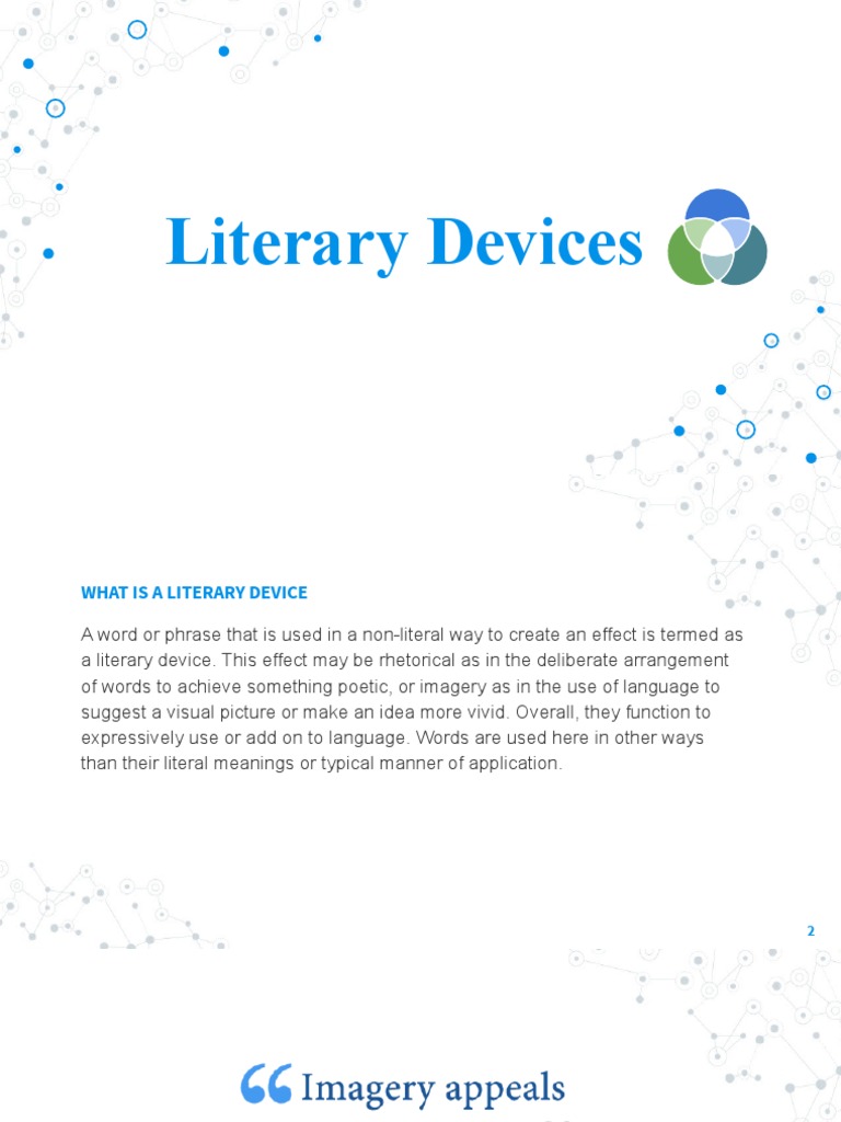 Literary Devices | PDF | Anthropomorphism | Ellipsis