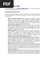 IES 2026 ECE Roadmap | PDF