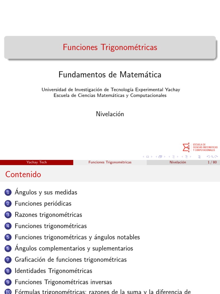 6 Funciones Trigonom Tricas 2021 | PDF | Funciones trigonométricas | Trigonometría