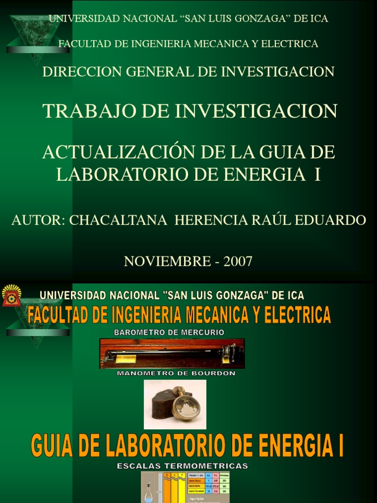 Guía De Laboratorio I Pdf Gases Humedad