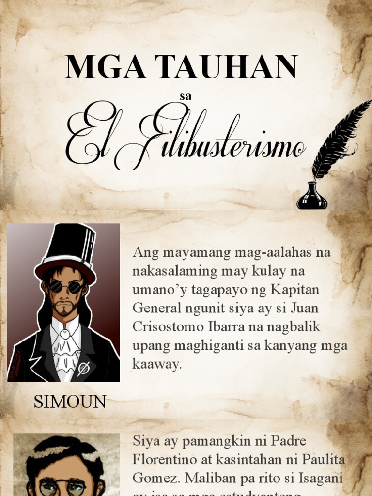 Mga Tauhan | PDF