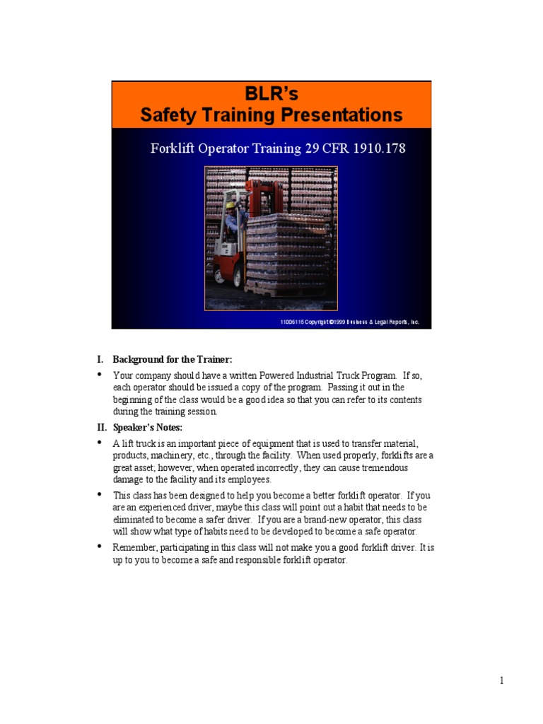Forklifttraining | PDF | Forklift | Elevator