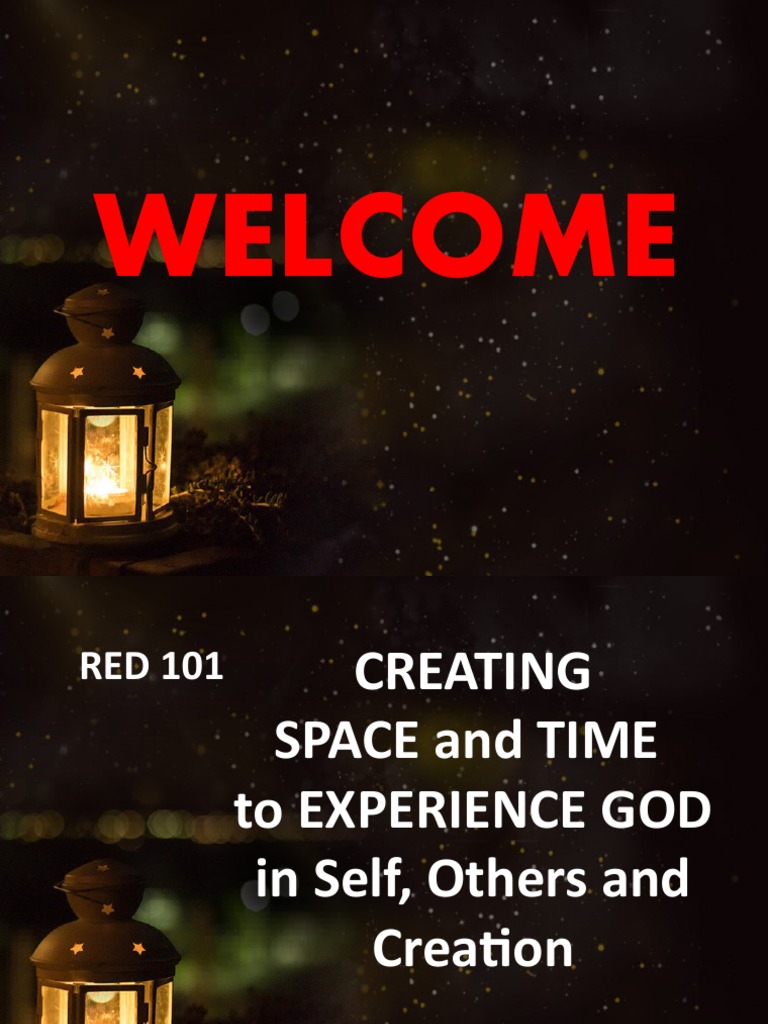 RED-101 Intro and Sacred Space | PDF | Prayer | Revelation