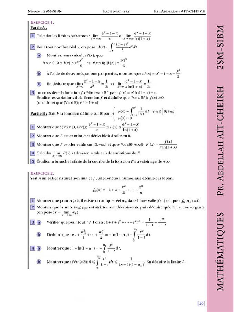 Math SC Math Devoirq | PDF